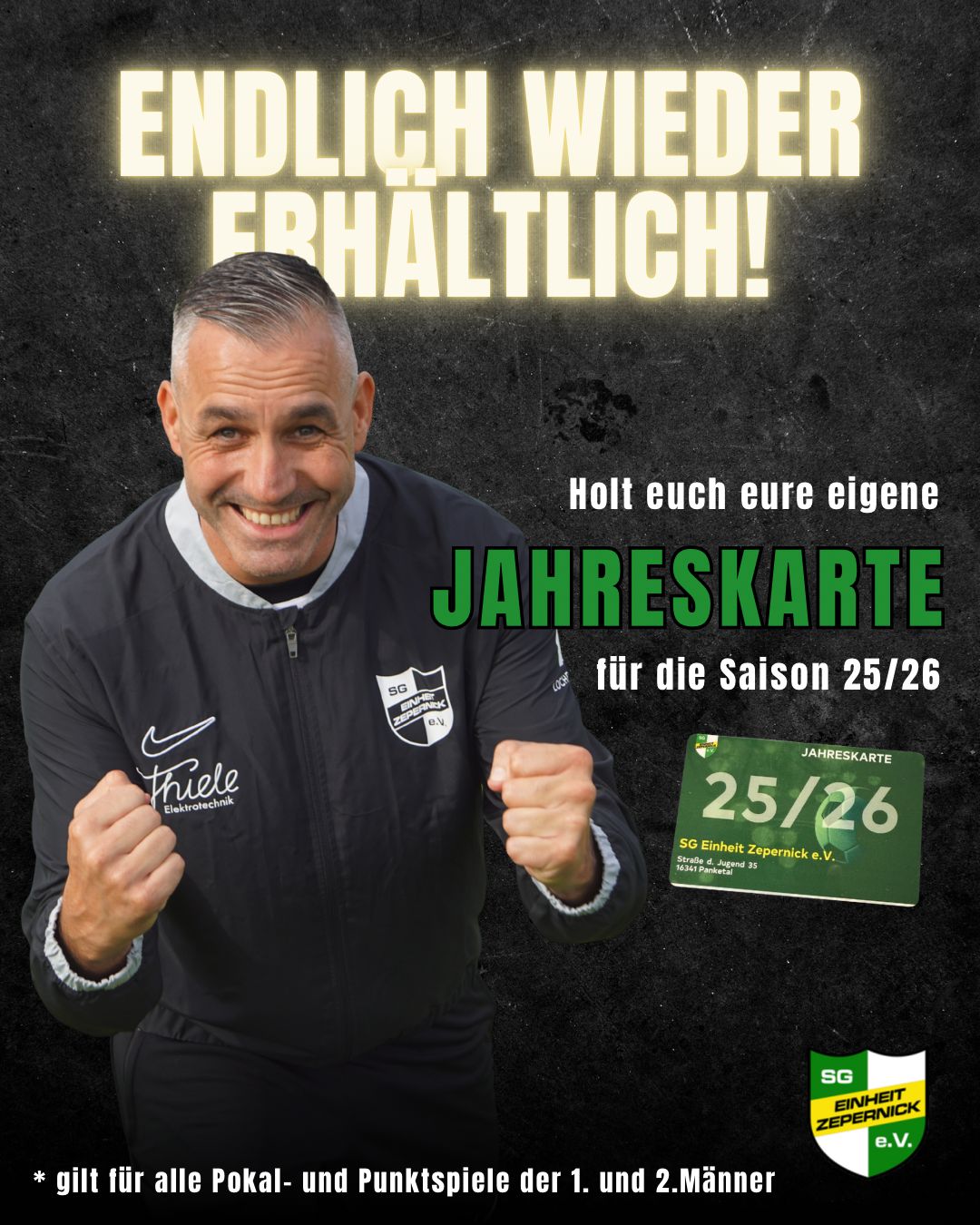 SG EINHEIT ZEPERNICK e.V. - Jahreskarte 2025/2026